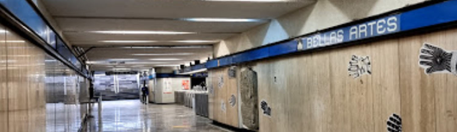 Metro Bellas Artes Estación de las Líneas 2 y 8 del Metro CDMX
